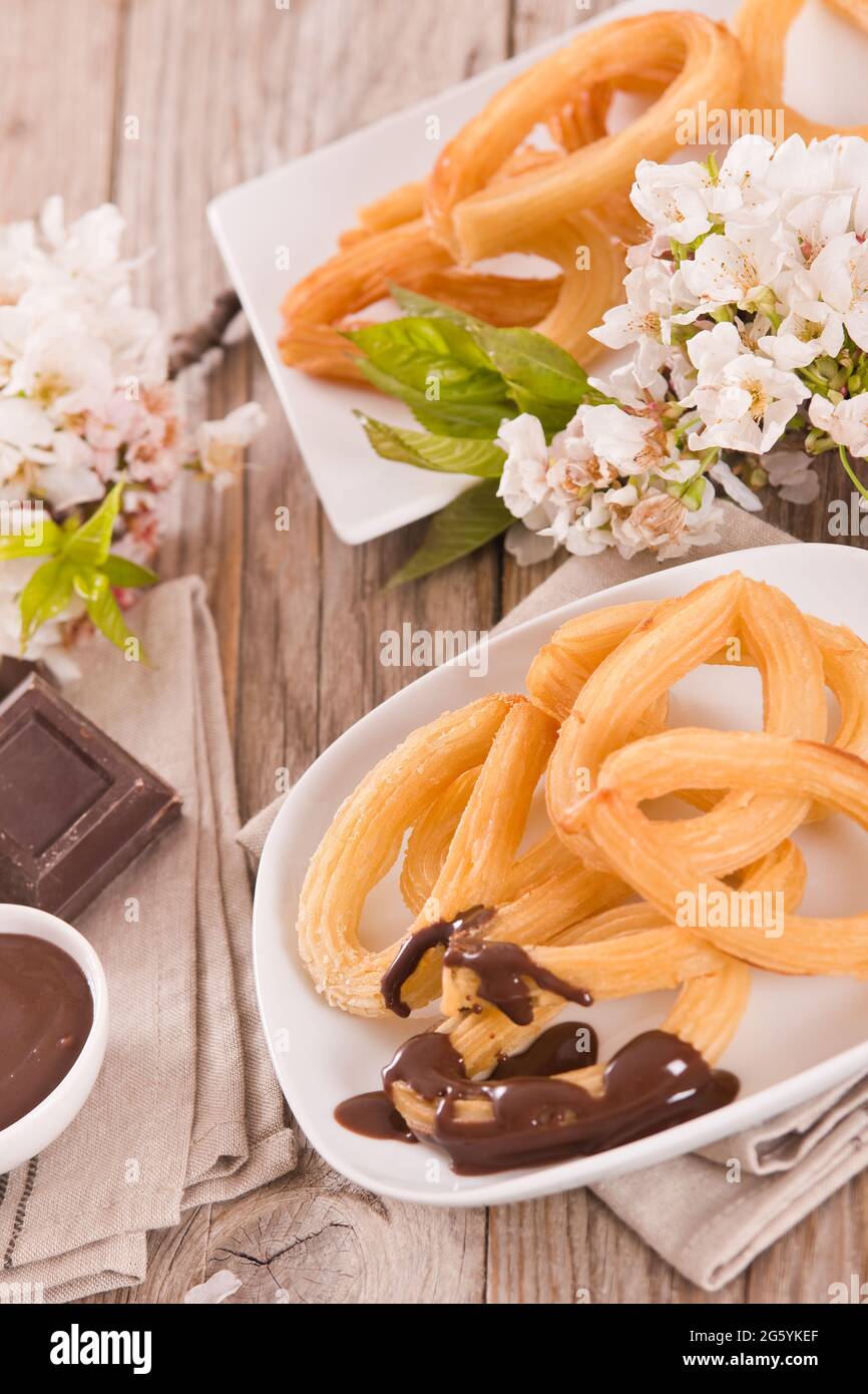 Ring churros hi-res stock photography and images - Alamy