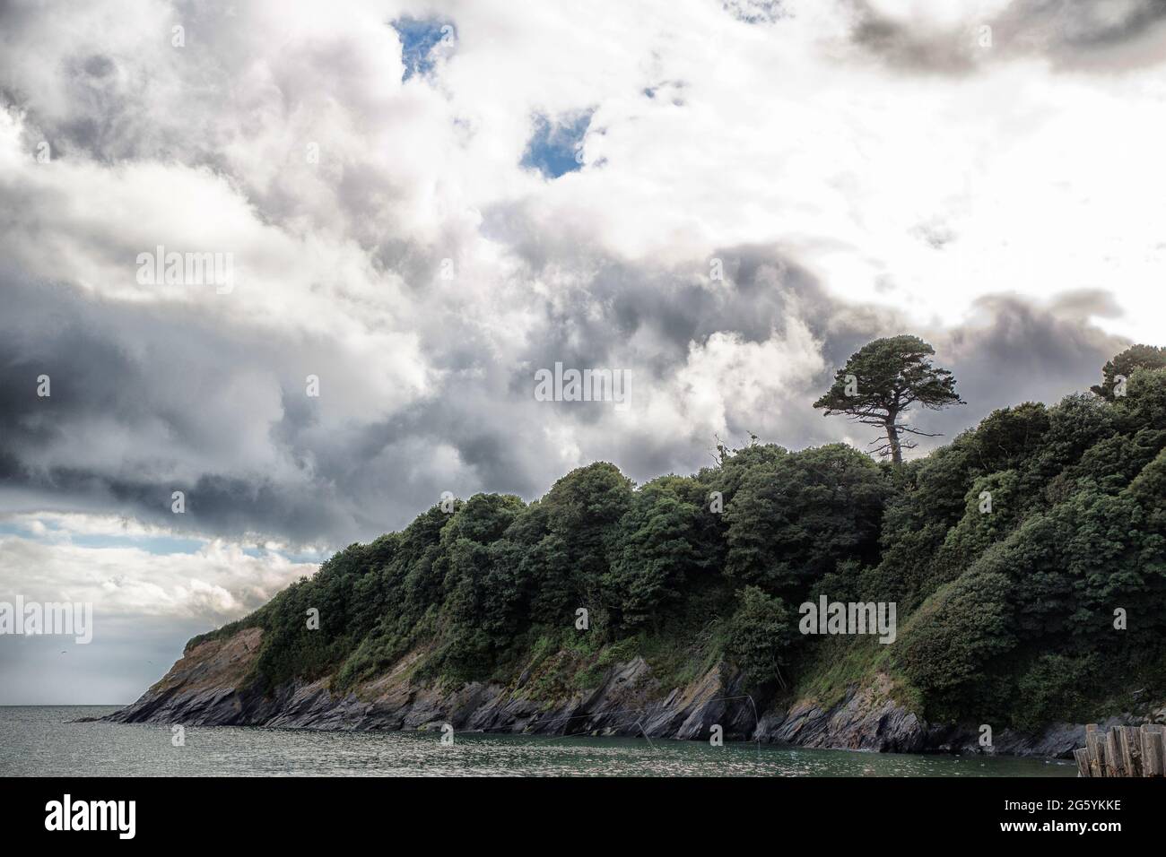 Saint Austell landscape in Cornwall, UK Stock Photo - Alamy