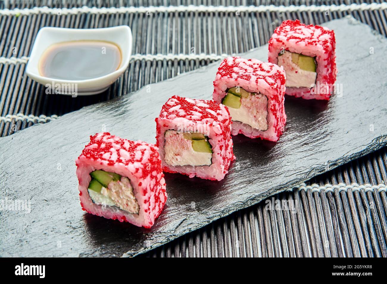 California roll avocado cucumber hi-res stock photography and images ...