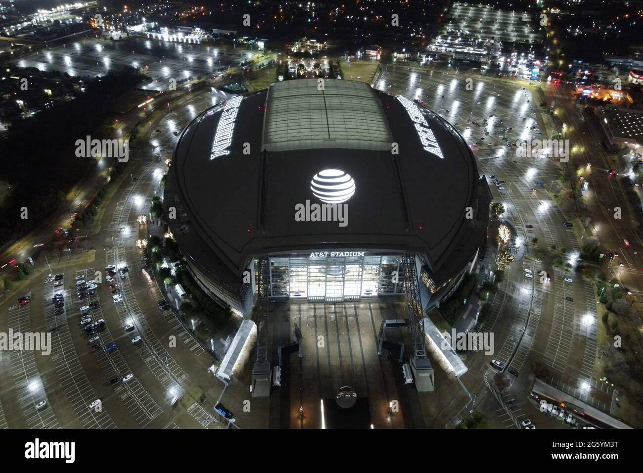 Dallas cowboys stadium aerial hi-res stock photography and images - Alamy