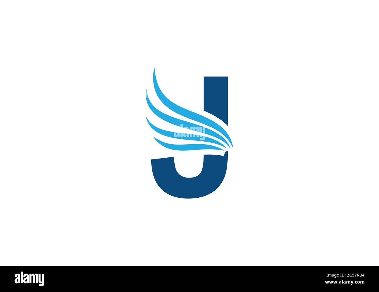 Initial J Letter Logo With Creative Modern Business Typography Vector ...