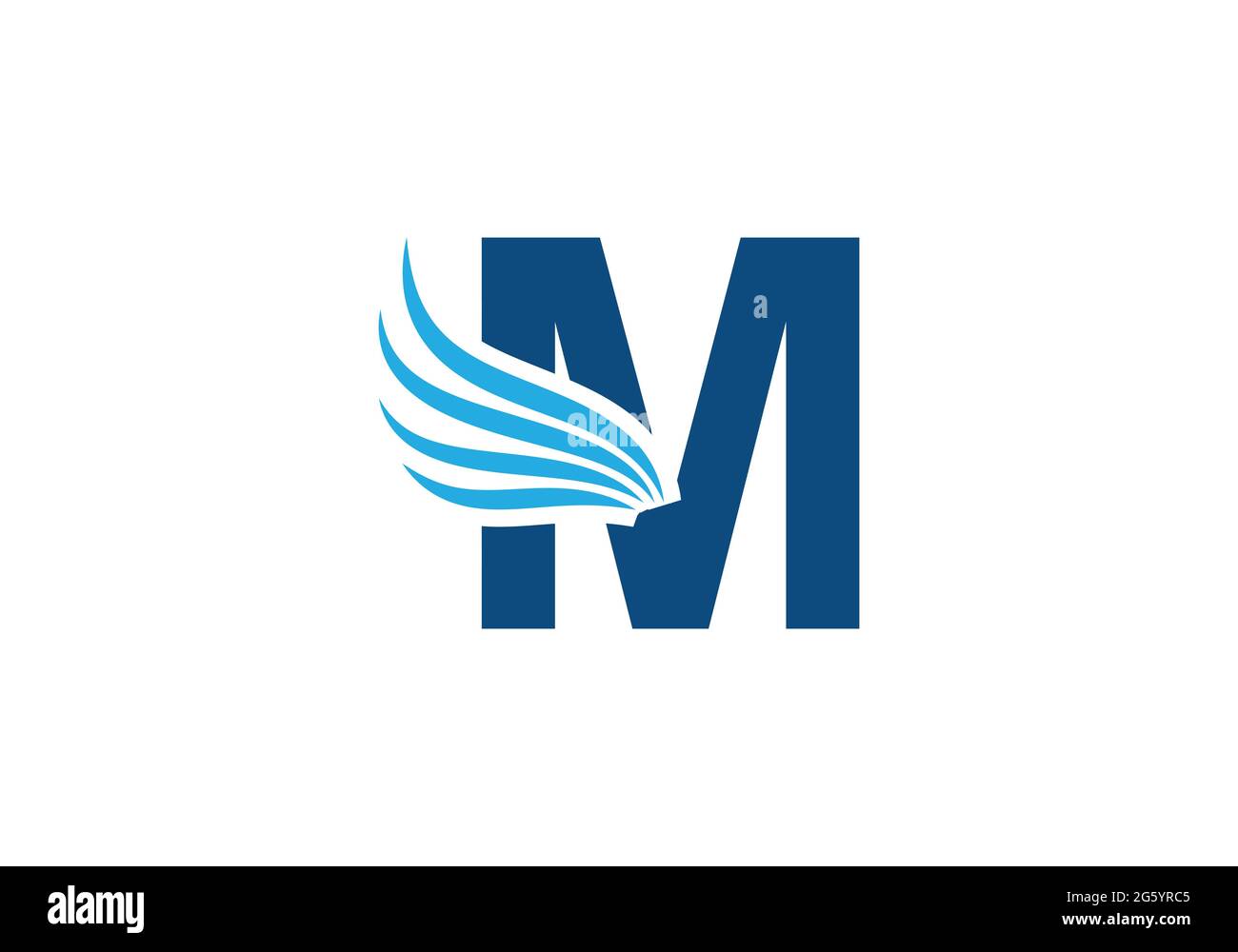 M fly logo Stock Vector Images - Alamy