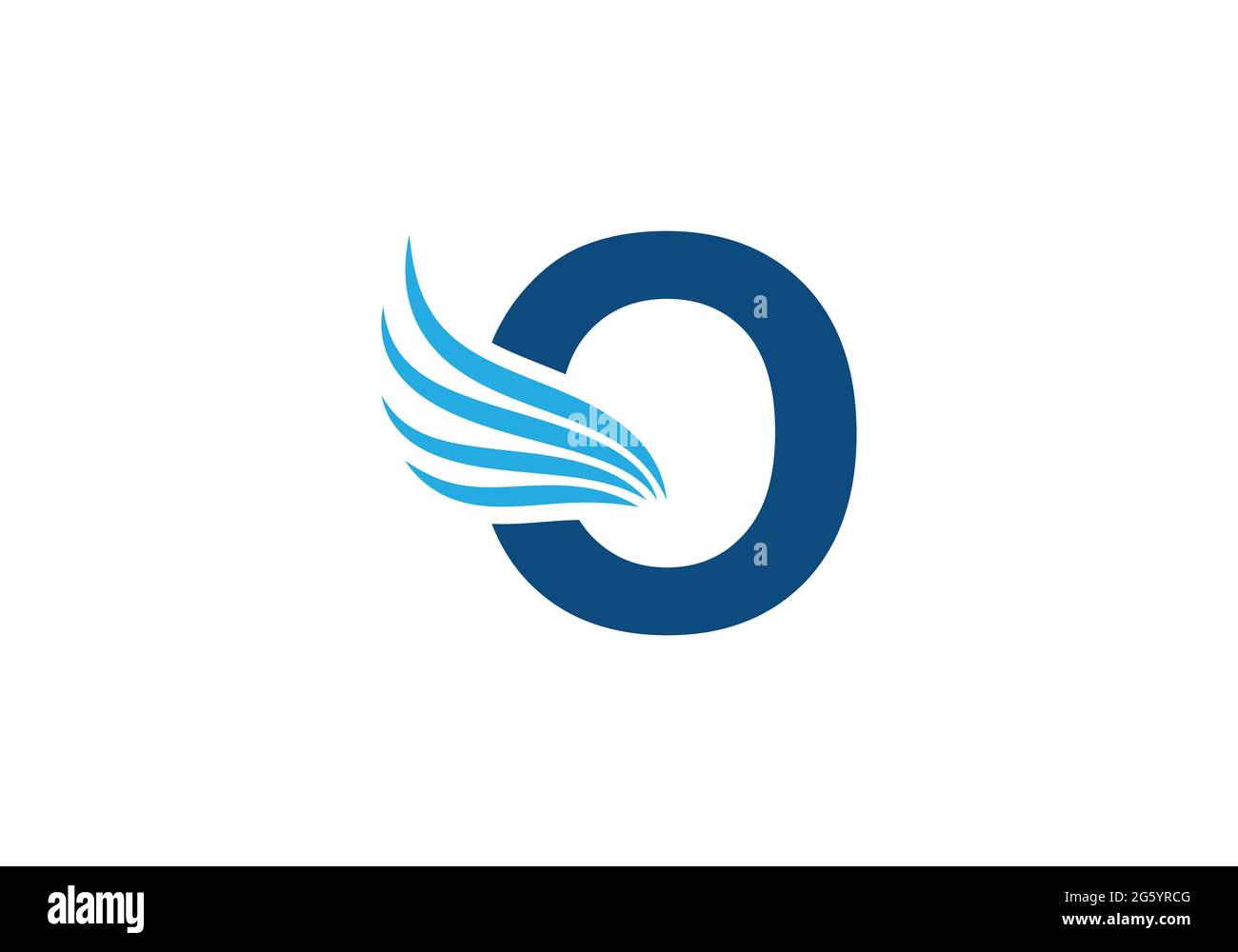 Initial O Letter Logo With Creative Modern Business Typography Vector ...