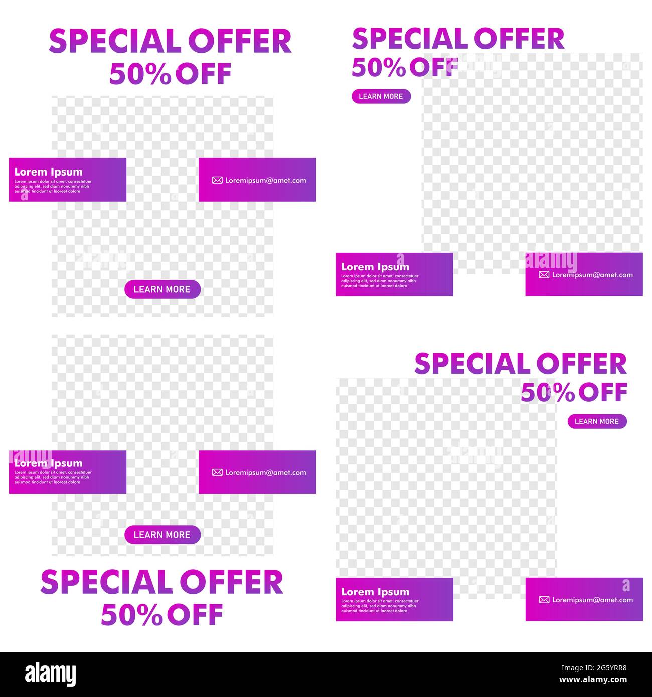 promotion post design. promotion banner template. ready use vector ...