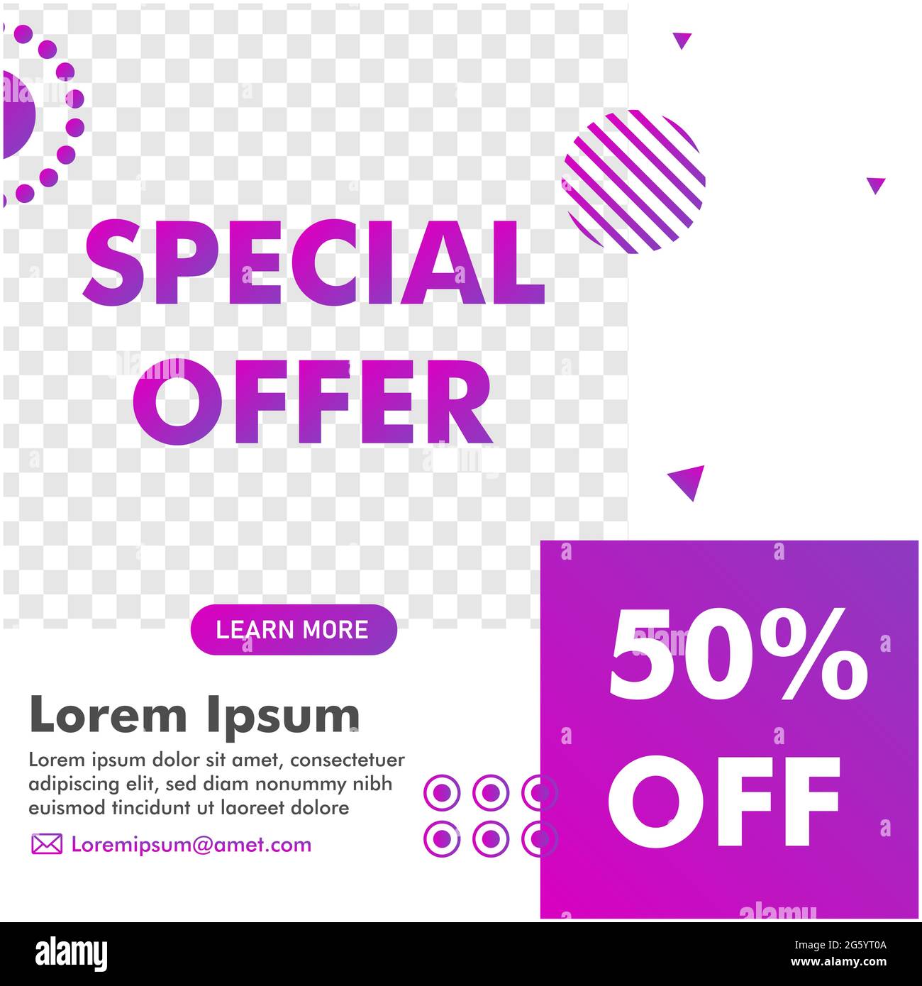 promotion post design. promotion banner template. ready use vector ...