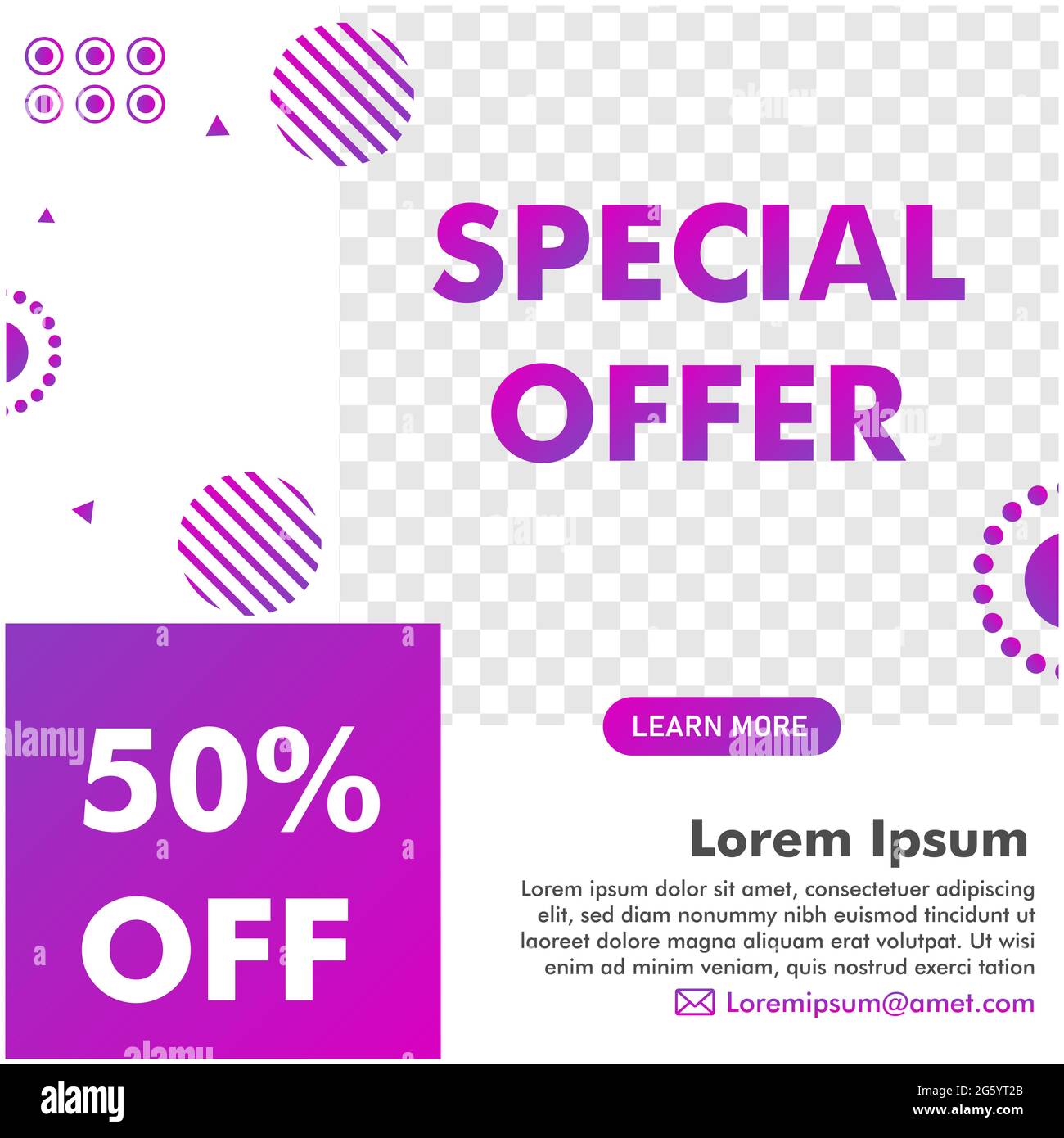 promotion post design. promotion banner template. ready use vector ...