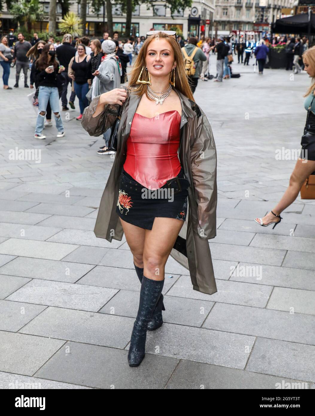Maisie Smith arrives for a special VIP screening of Fast & Furious 9 at the VUE West End in ...