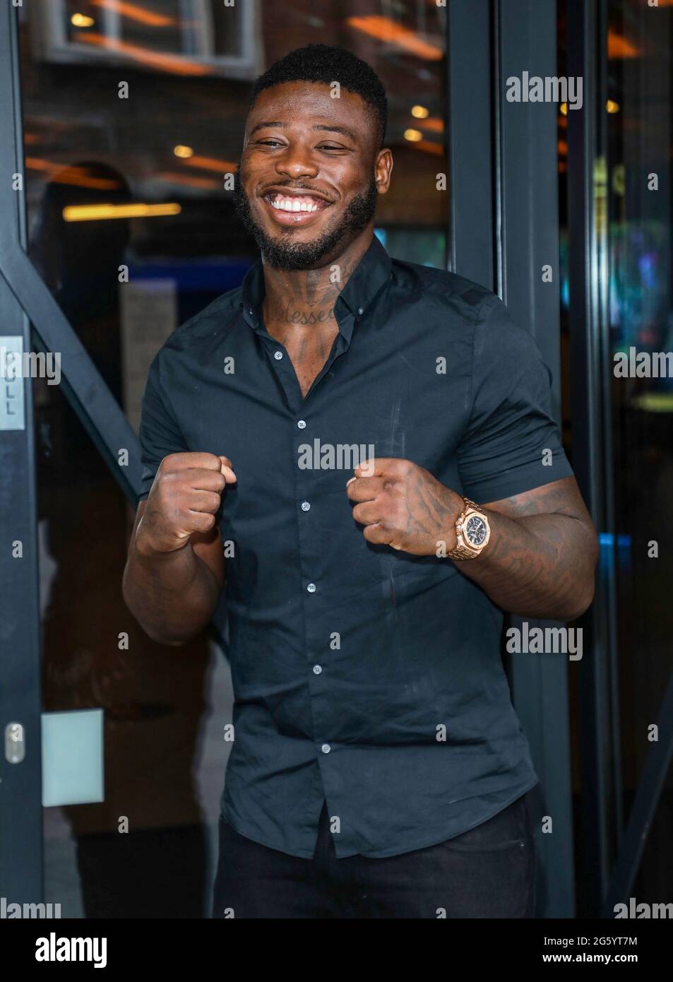 Isaac Chamberlain arrives for a special VIP screening of Fast & Furious ...