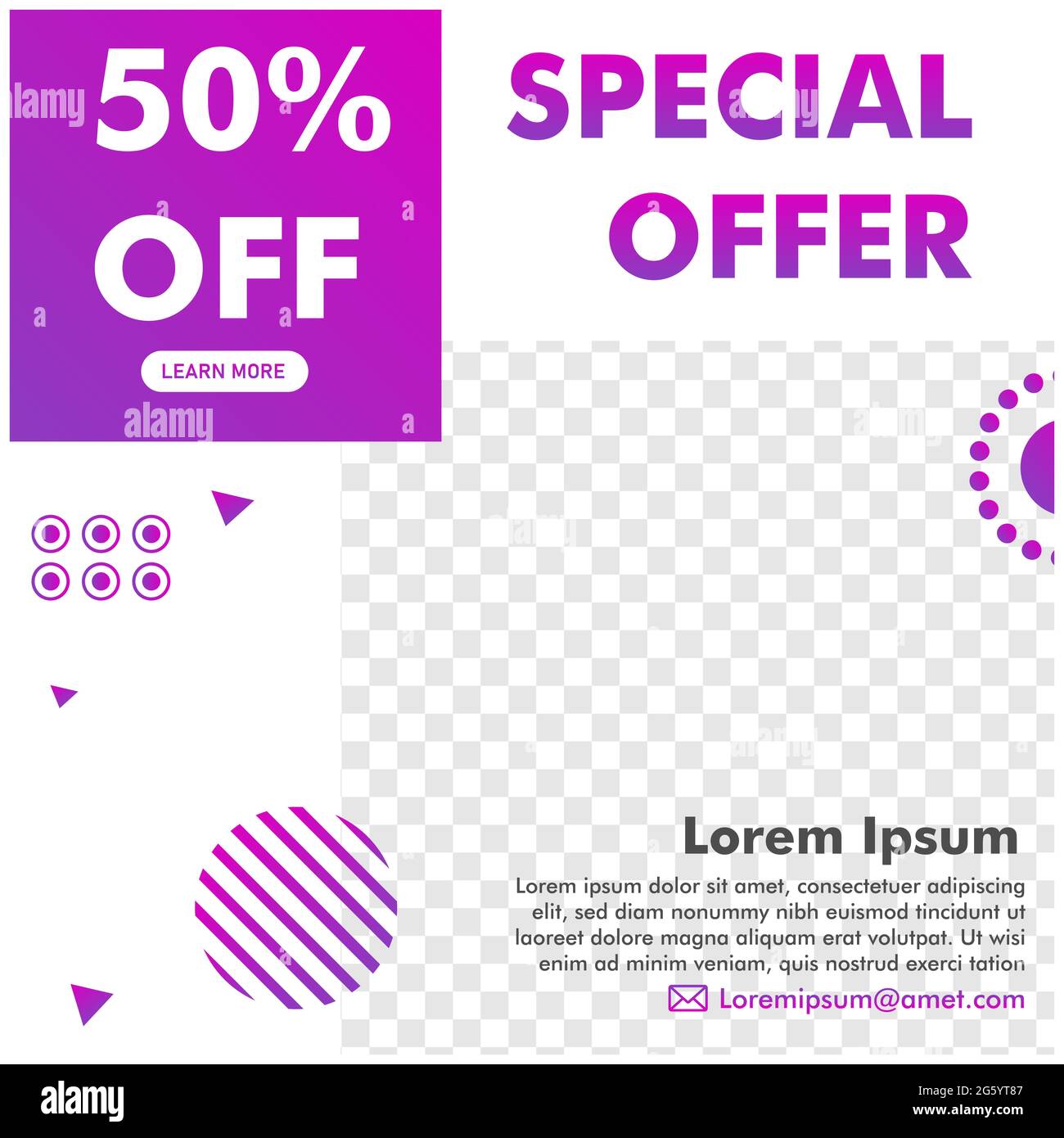 promotion post design. promotion banner template. ready use vector ...