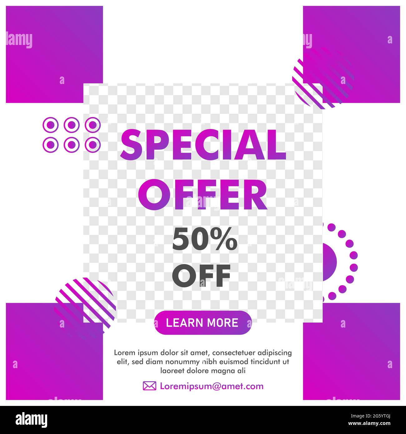 promotion post design. promotion banner template. ready use vector ...