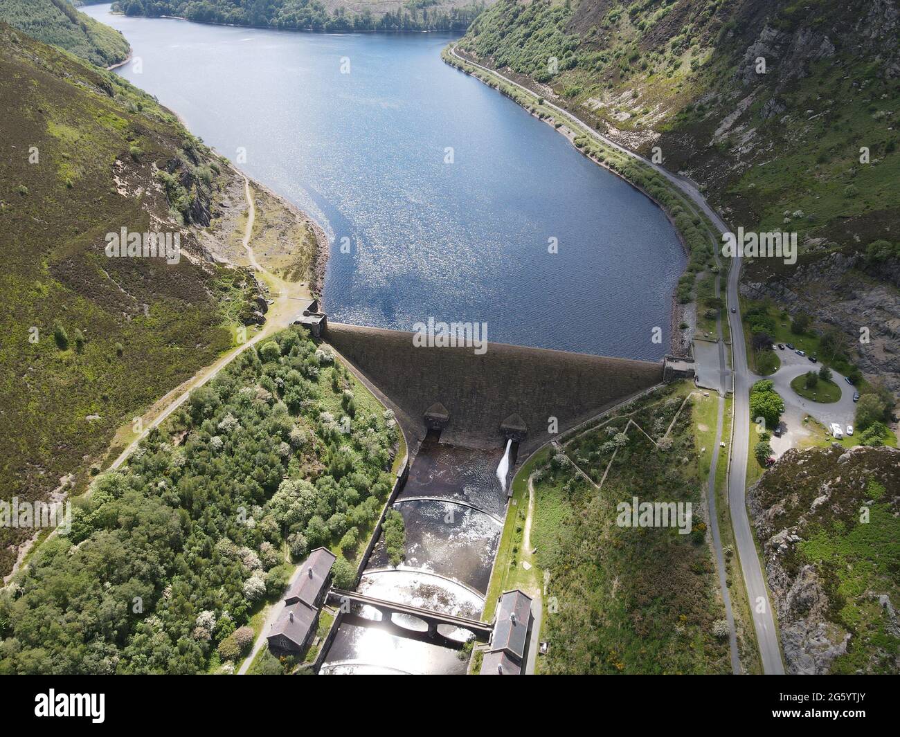 Caban coch reservoir elan valley hi-res stock photography and images ...