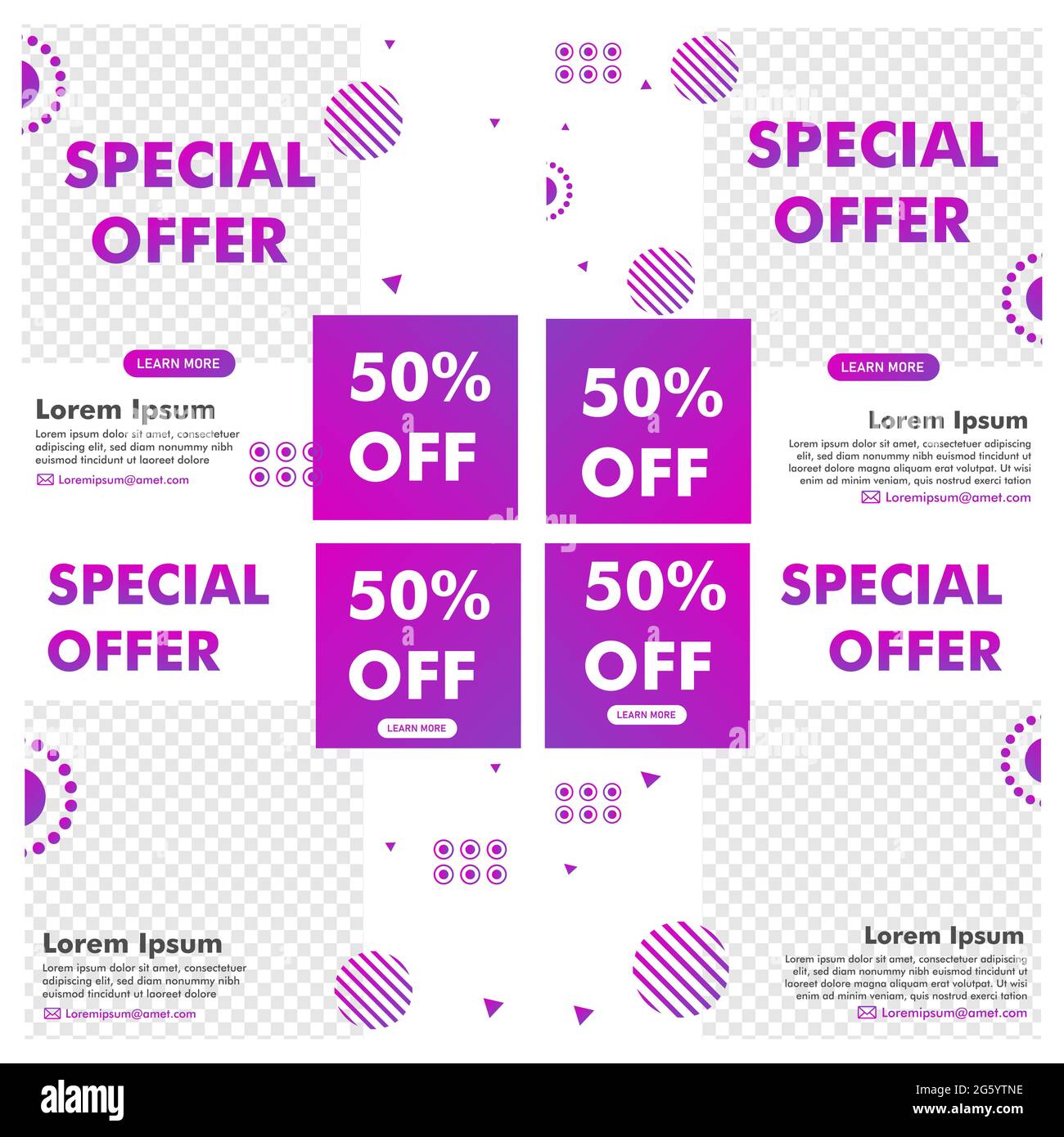promotion post design. promotion banner template. ready use vector ...