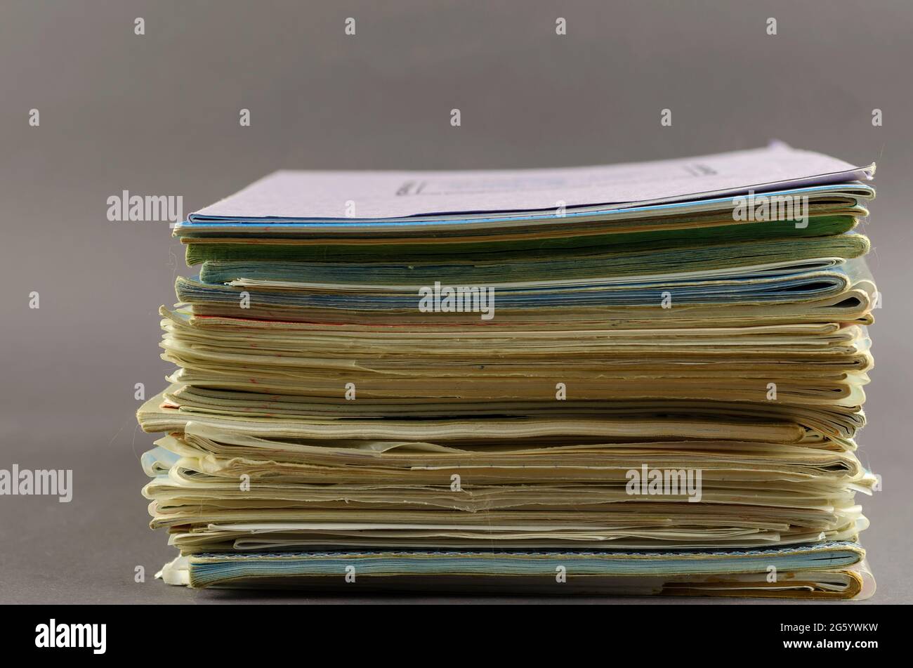 Torn up school exercise book hi-res stock photography and images - Alamy