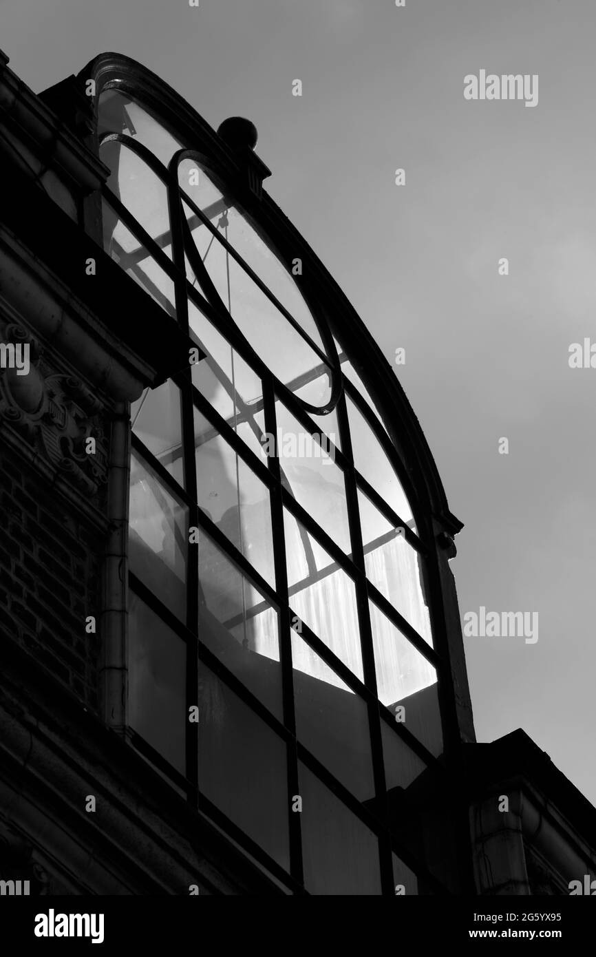 Artist windows at St Pauls Studios on Talgarth Road, Barons Court ...