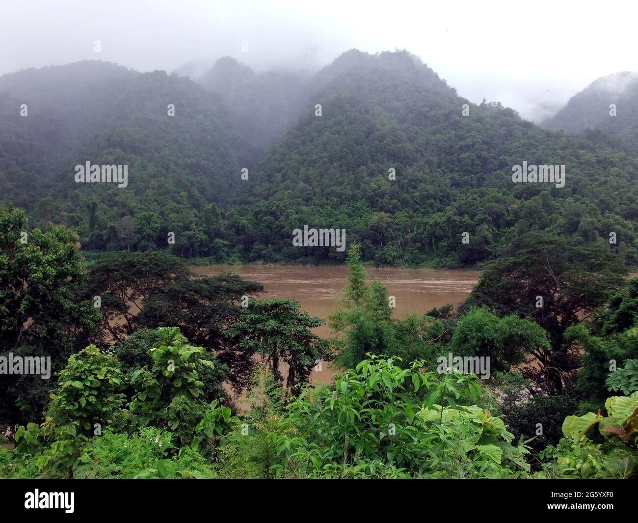 The Salween River on the Thailand Myanmar Border Stock Photo - Alamy