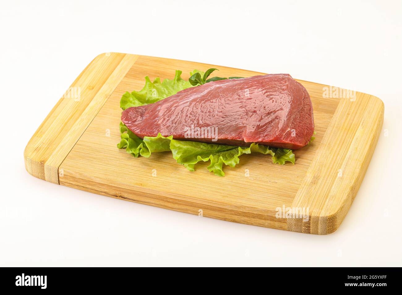 Raw beef meat piece for cooking Stock Photo - Alamy