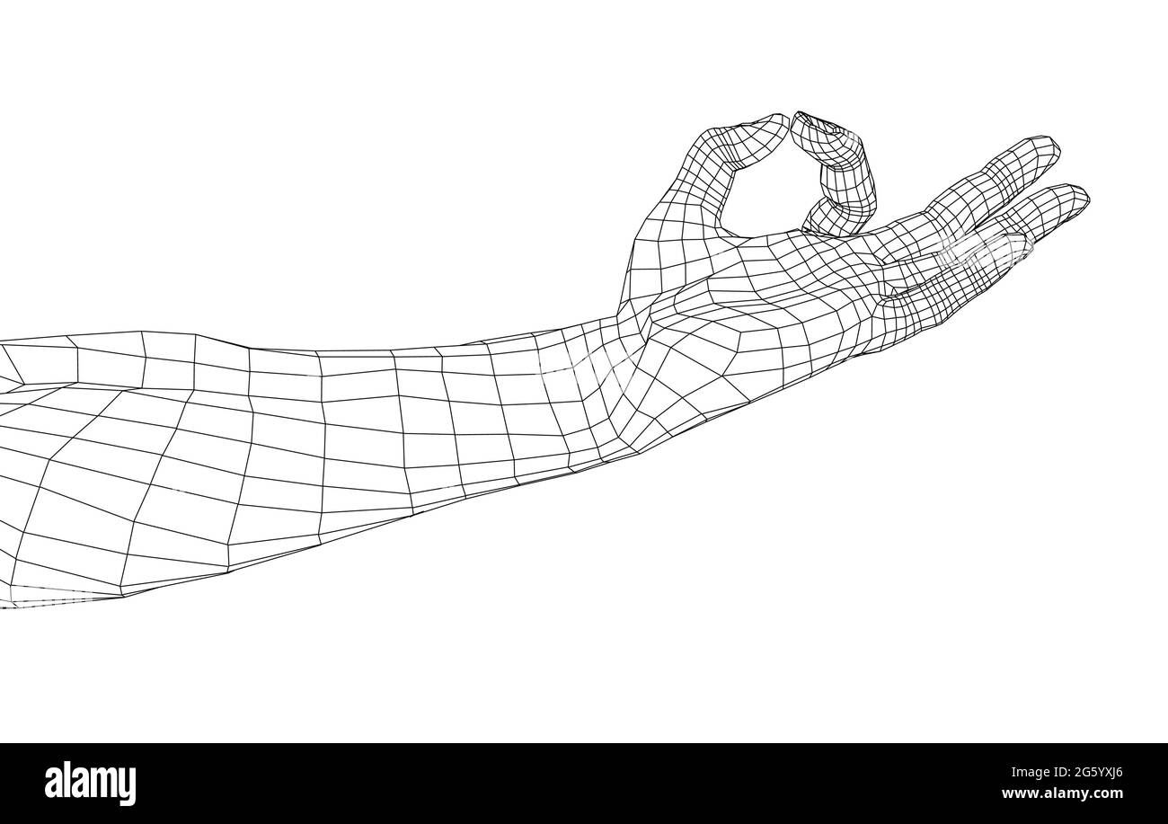 Hand OK sign. Vector Stock Vector Image & Art - Alamy