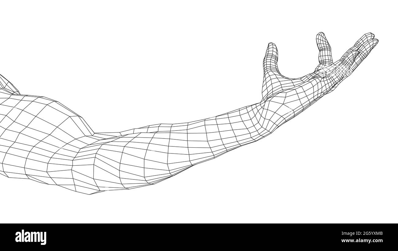 Hand hold some tiny or thin object. Vector Stock Vector Image & Art - Alamy