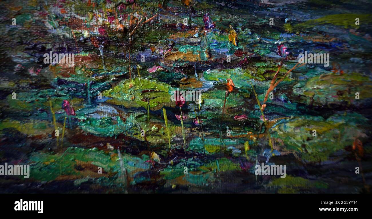 flick the Abstract oil color Background colorful mix colors Stock Photo ...