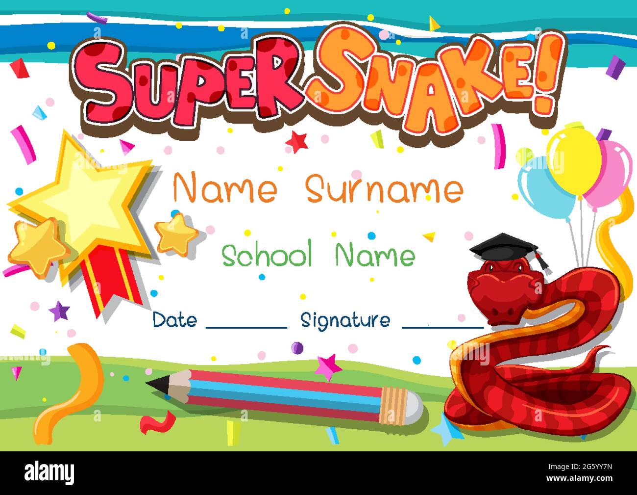 Superhero Certificate Template