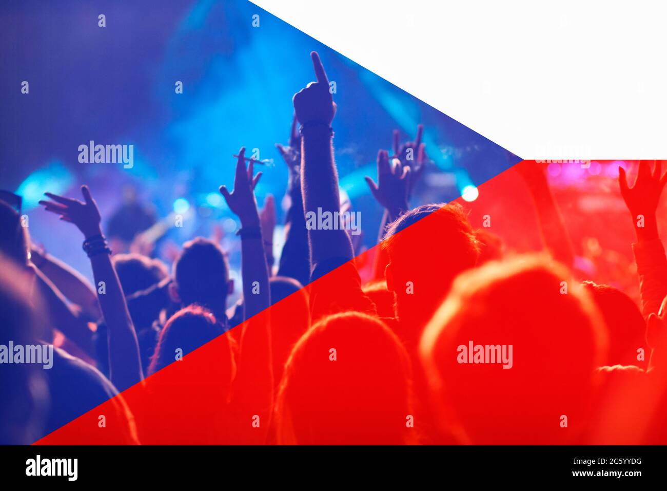 football fans supporting Czech Republic - crowd celebrating in stadium ...