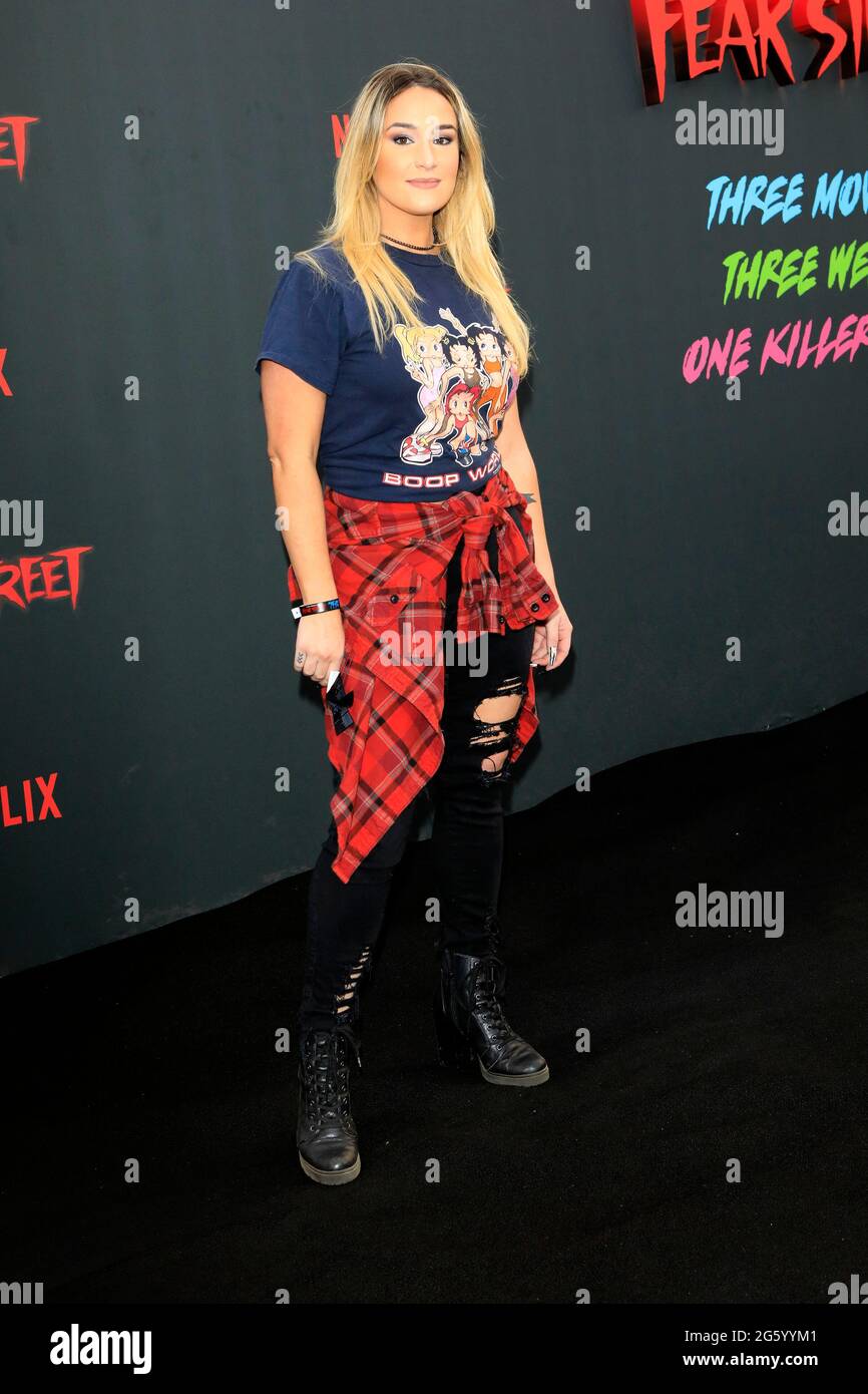 LOS ANGELES - JUN 28: Emma Hunton at Netflix's Fear Street Triology ...