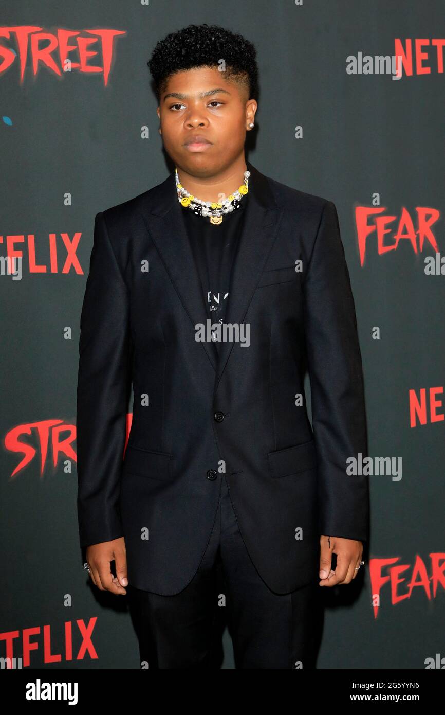 LOS ANGELES - JUN 28: Benji Flores Jr at Netflix's Fear Street Triology ...