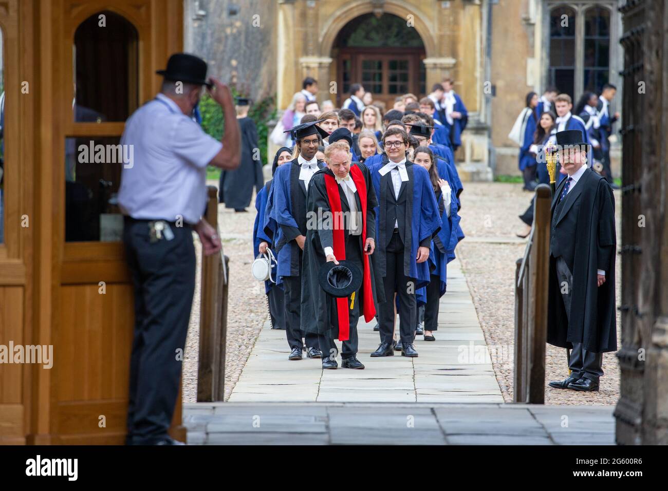 Picture dated June 30th 2021shows students from Trinity College ...