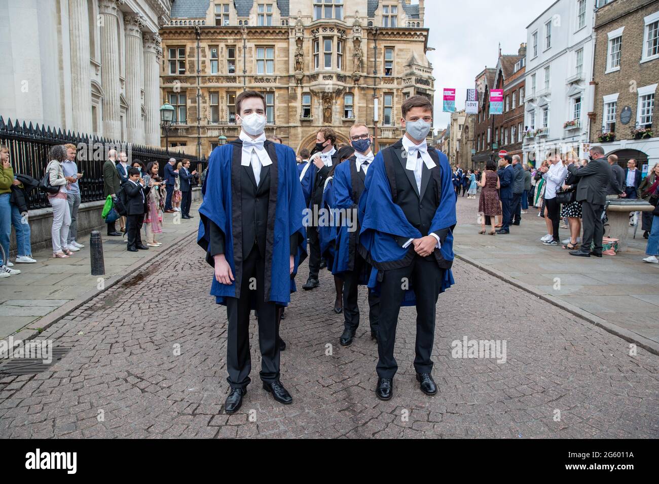 Trinity college cambridge university graduation hi-res stock ...