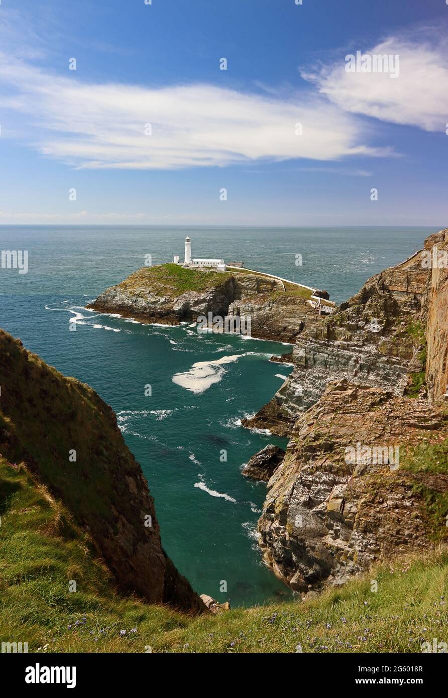 South Stack lighthouse, Anglesey Stock Photo - Alamy