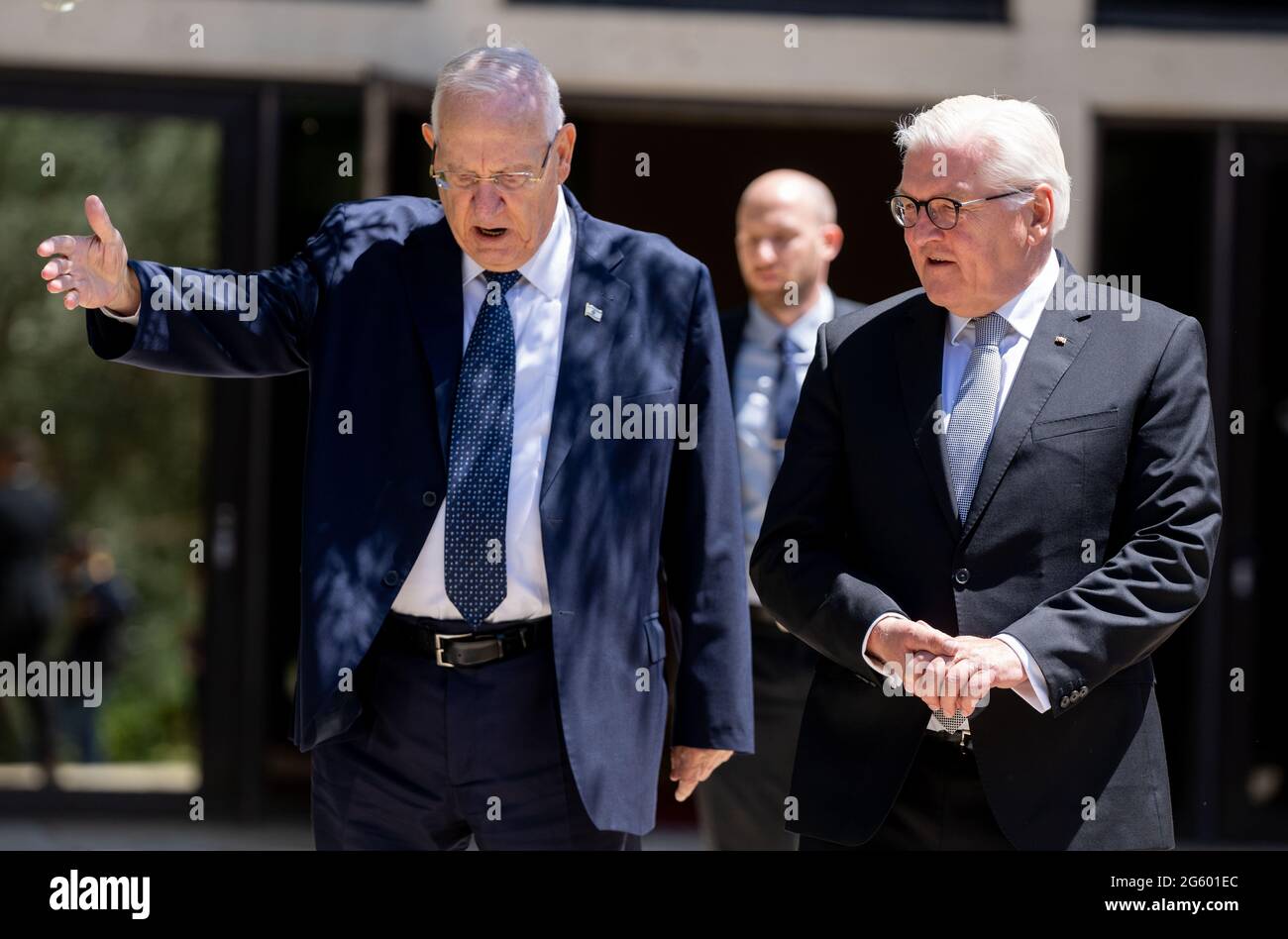 Jerusalem, Israel. 01st July, 2021. German President Frank-Walter ...