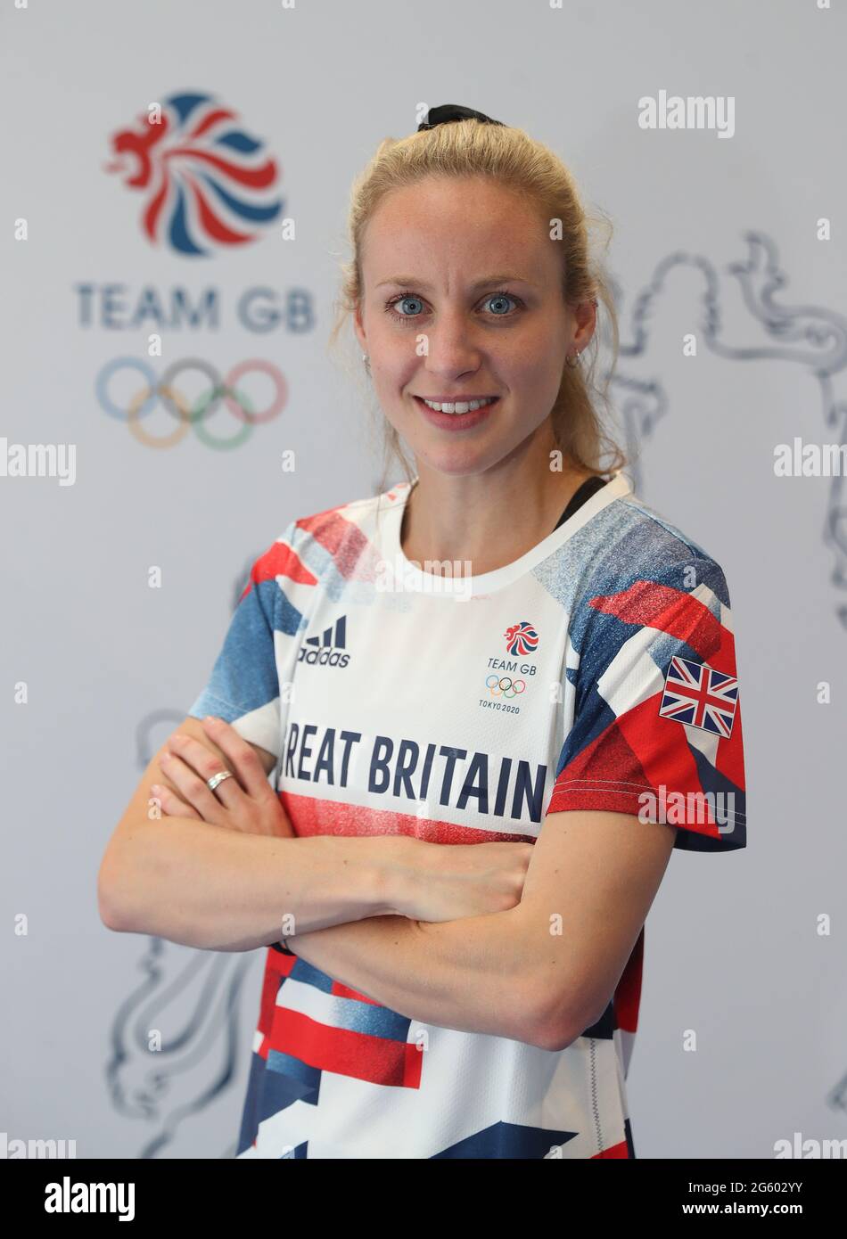 Katie Snowden during the Athletics kitting out session for the Tokyo ...