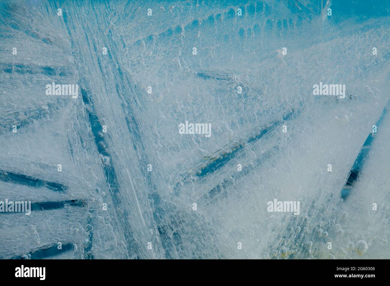Ice texture with small round air bubbles trapped inside Stock Photo - Alamy
