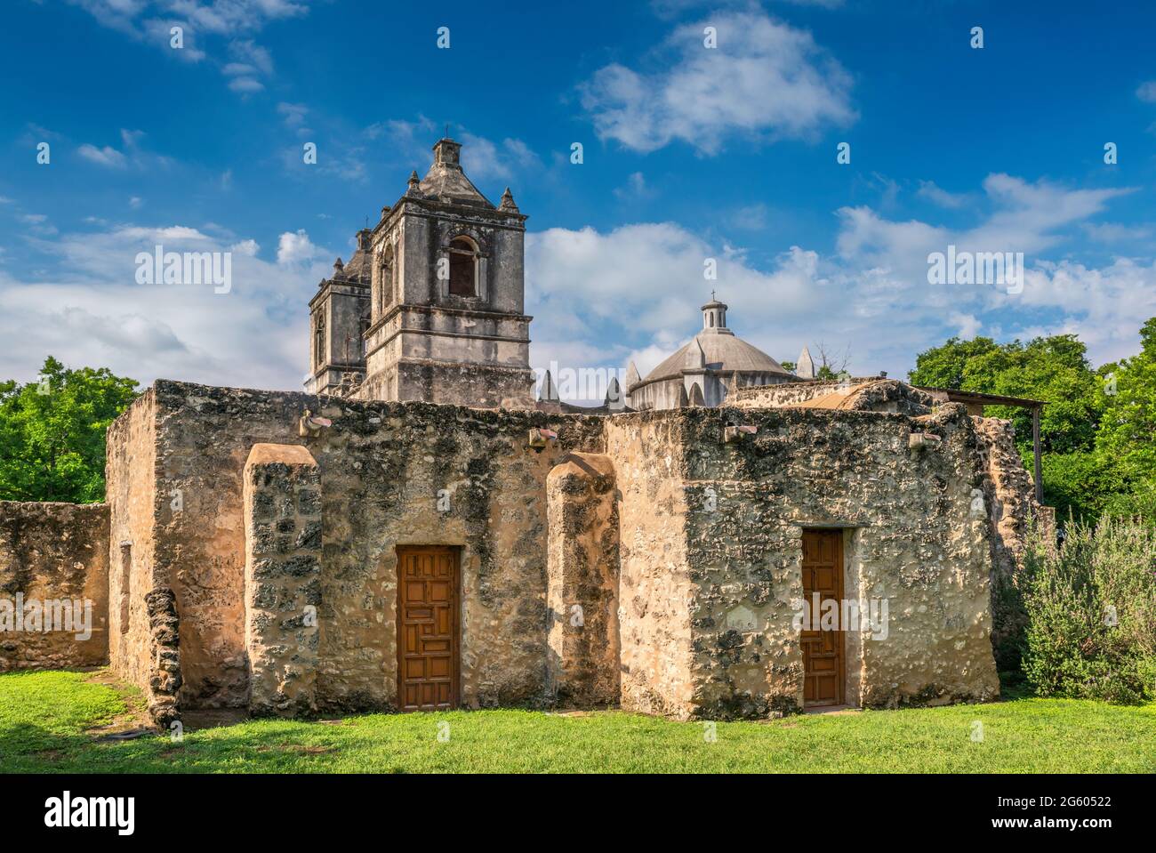 Mission concepcion san antonio texas hi-res stock photography and ...