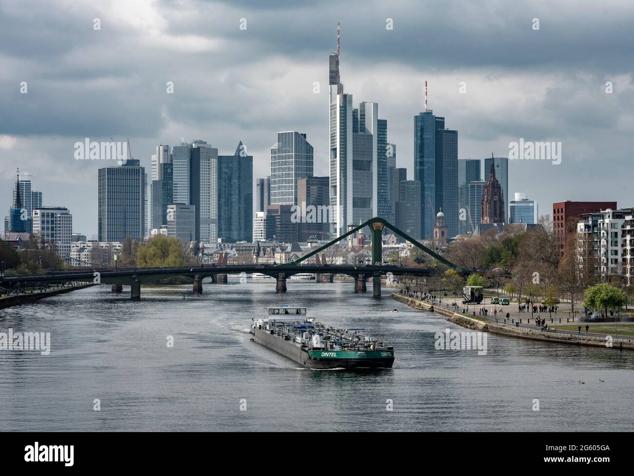 High-rise Architecture In Frankfurt Am Main, Hesse Stock Photo - Alamy