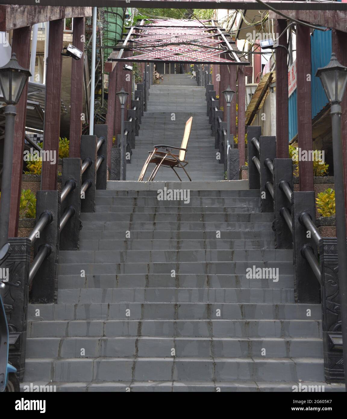Chair Up Stairs High Resolution Stock Photography and Images - Alamy