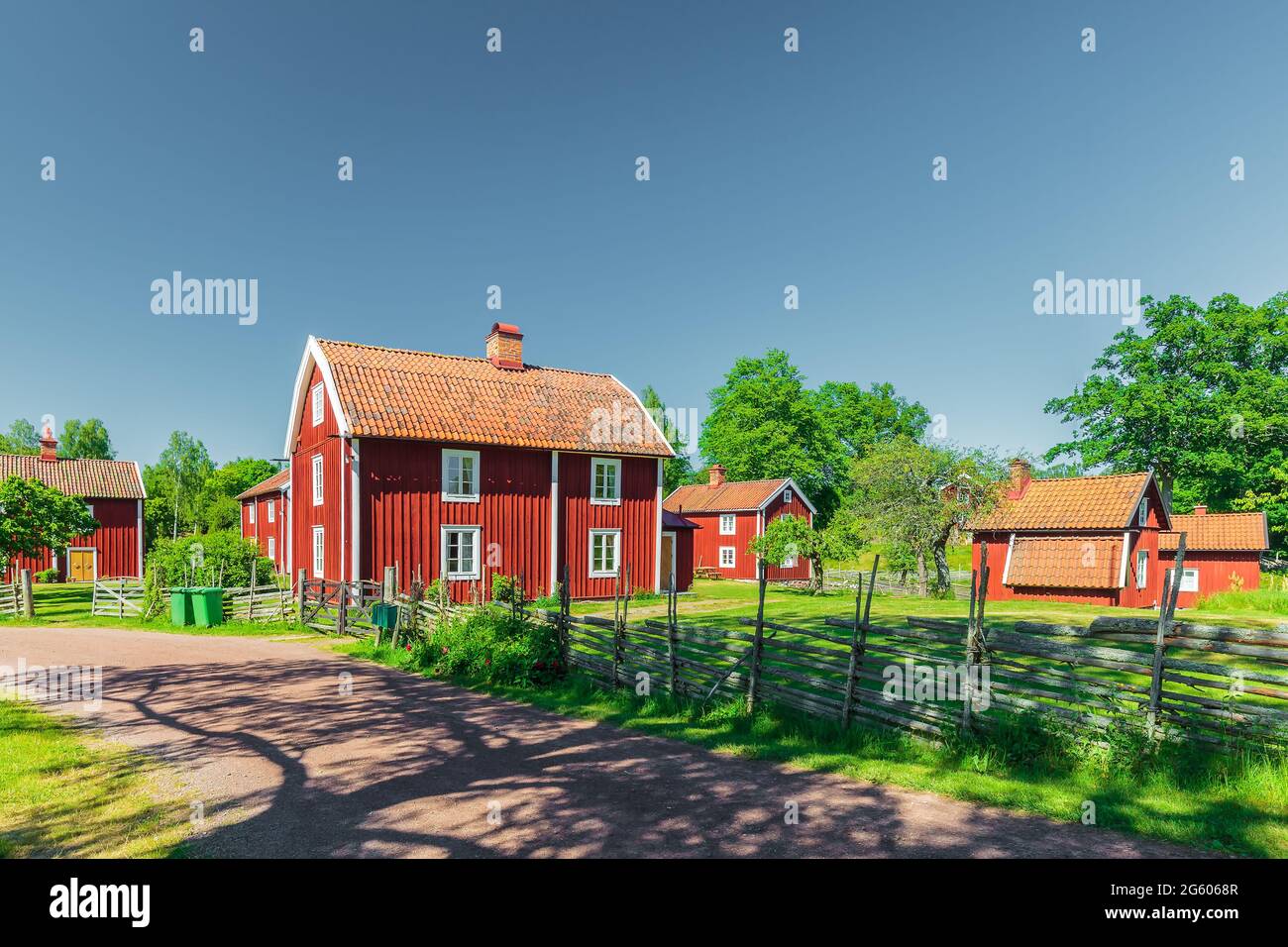 Traditional swedish farm house hi-res stock photography and images - Alamy