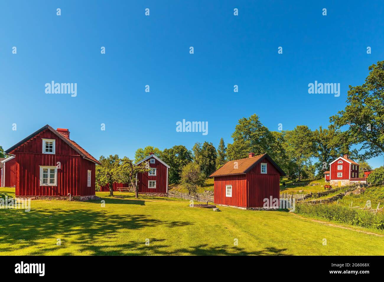 Traditional swedish farm house hi-res stock photography and images - Alamy