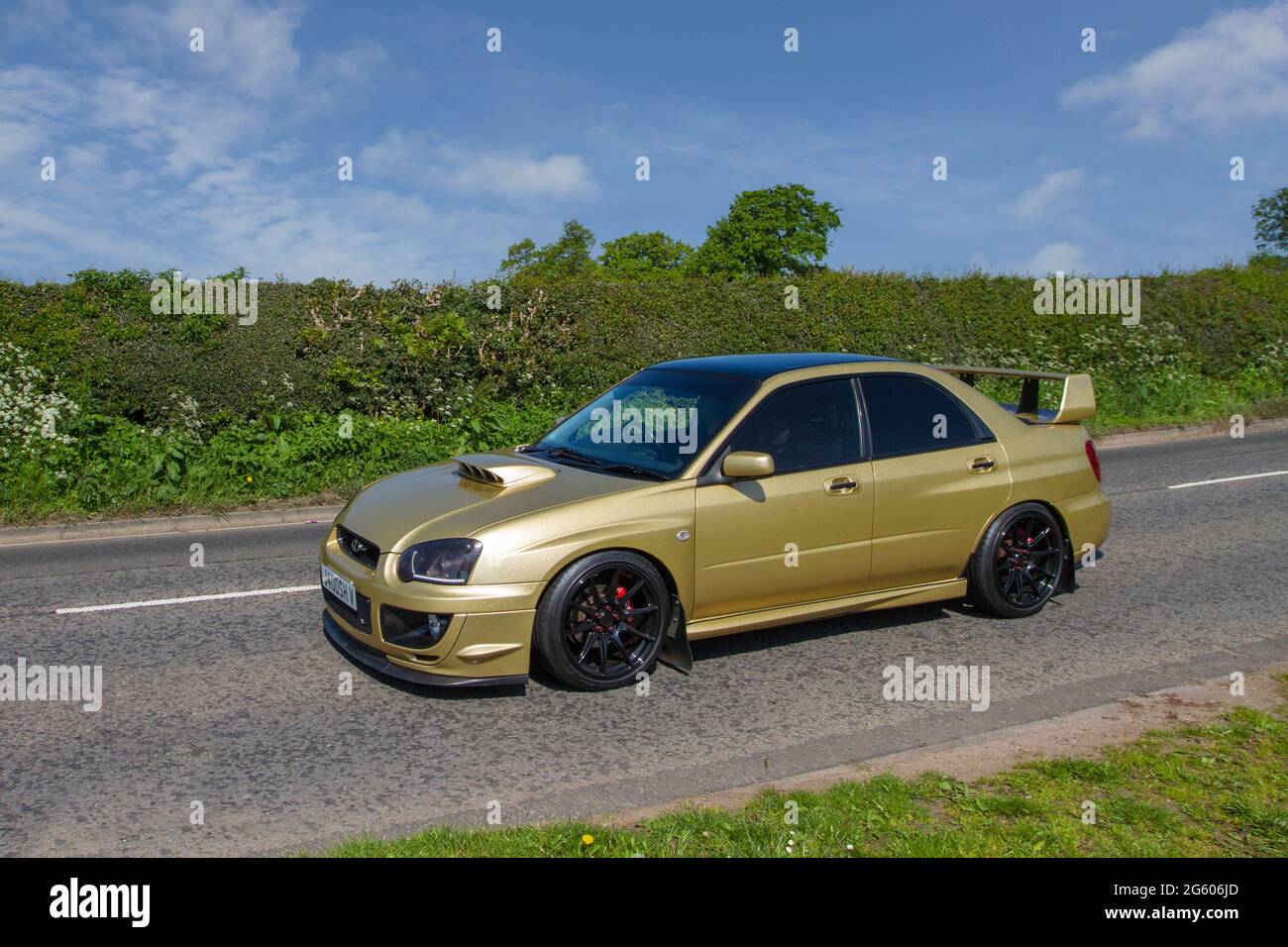 2005 gold Subaru Impreza 5 speed manual custom 1994 cc petrol hatchback ...