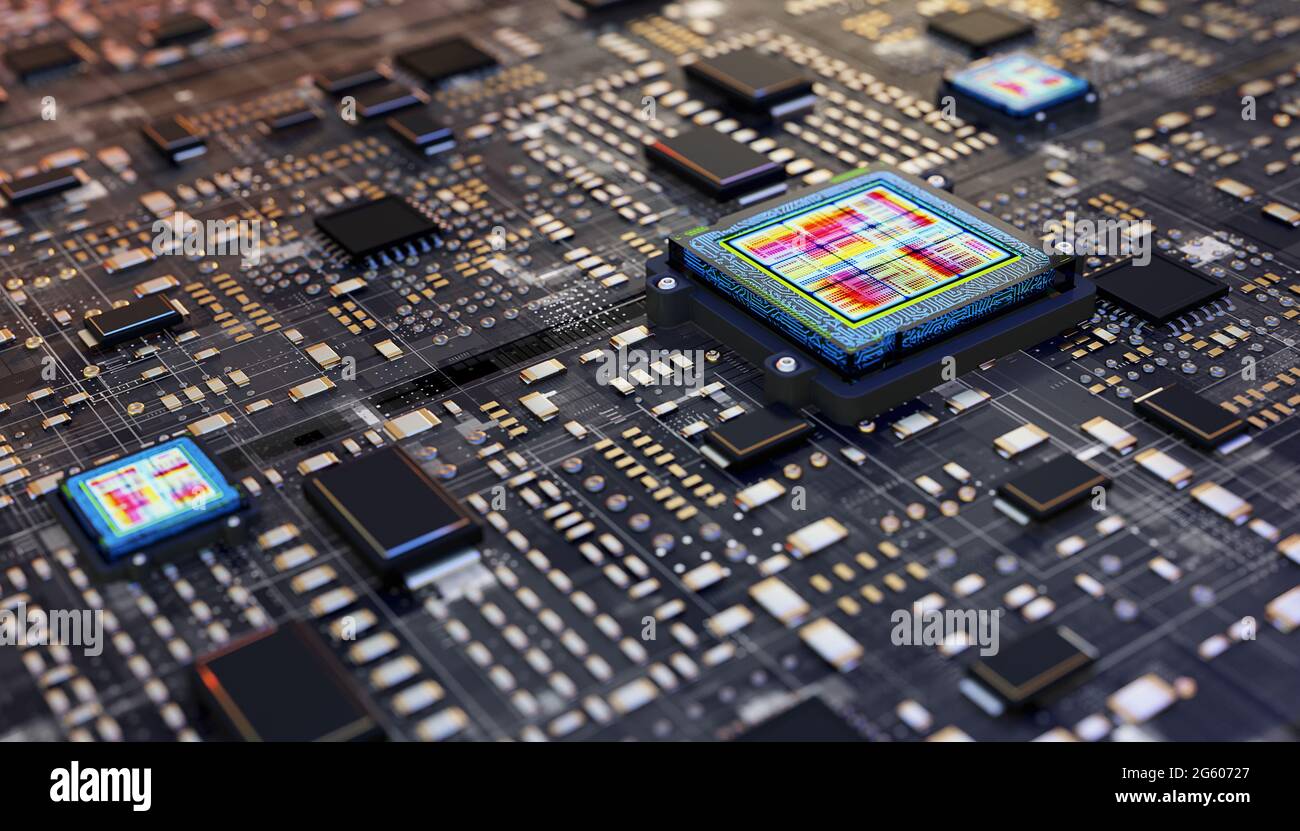 3d Electronic Circuit Wallpapers
