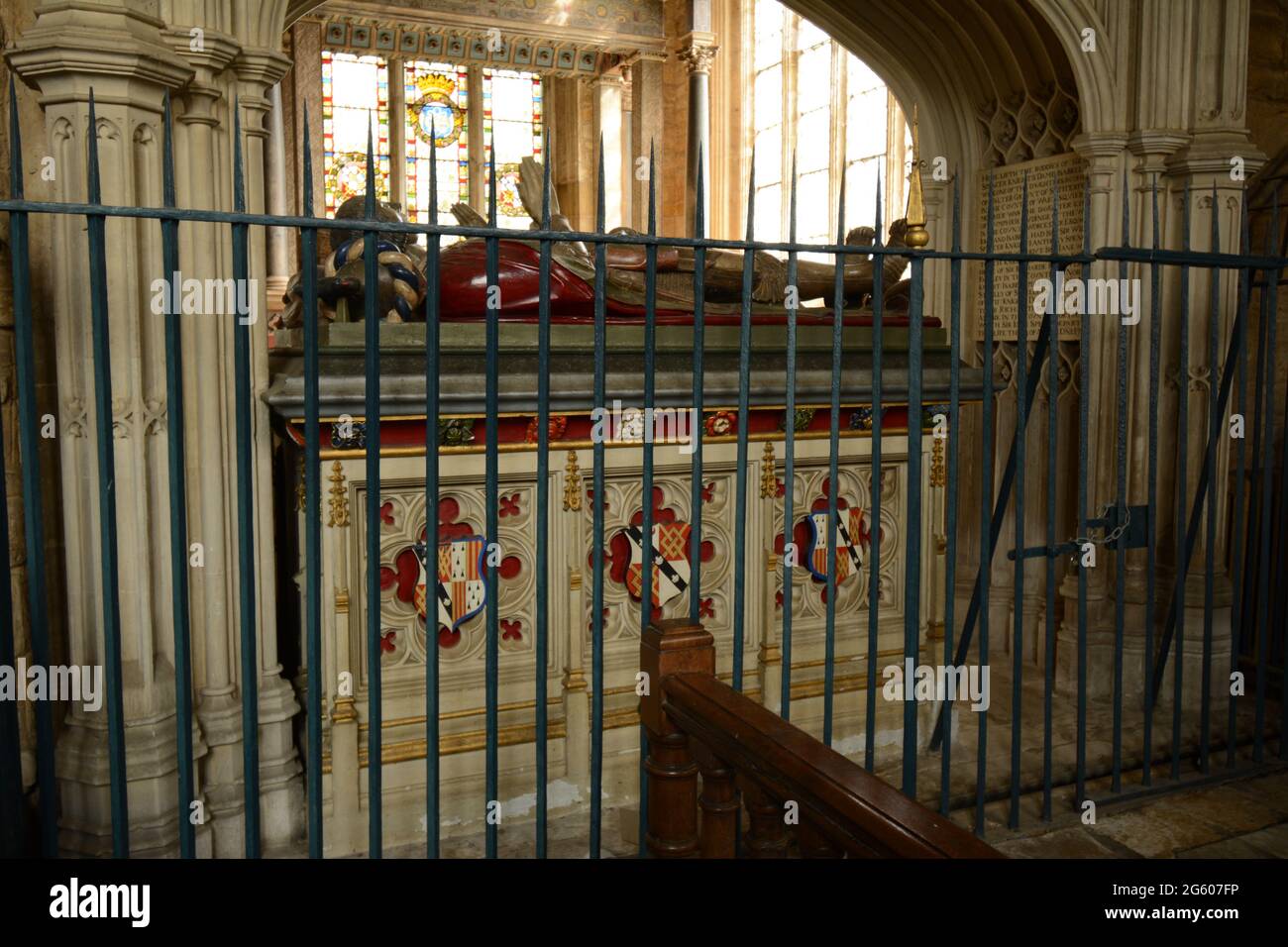 Princess Diana or Diana Spencer in crypt at the Church in Great ...