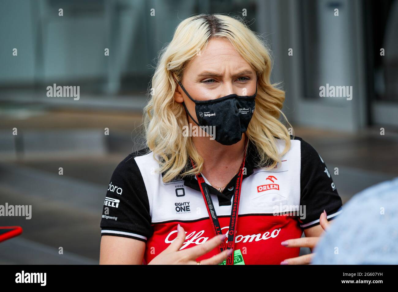 BUSCOMBE Ruth, Strategy Engineer of Alfa Romeo Racing ORLEN, portrait ...