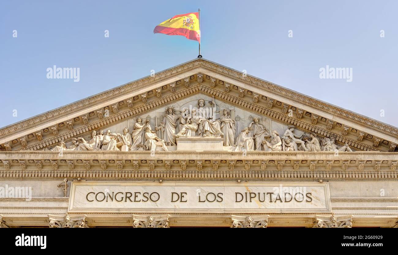 National parliament of spain hi-res stock photography and images - Alamy