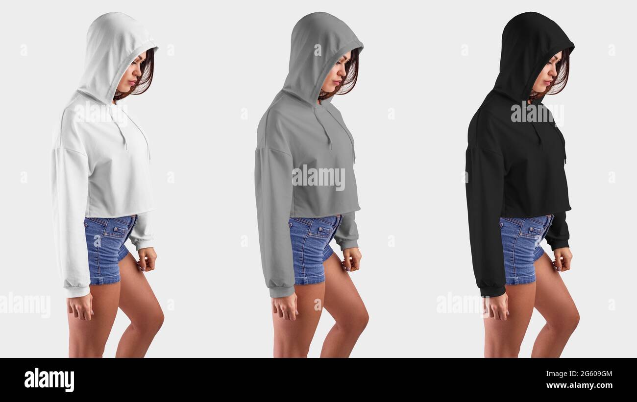 Female body model side view hi-res stock photography and images - Alamy