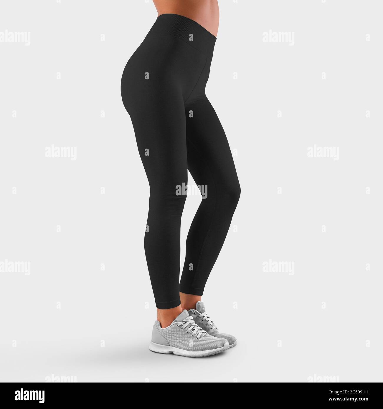 Side view, bent leg hi-res stock photography and images - Alamy