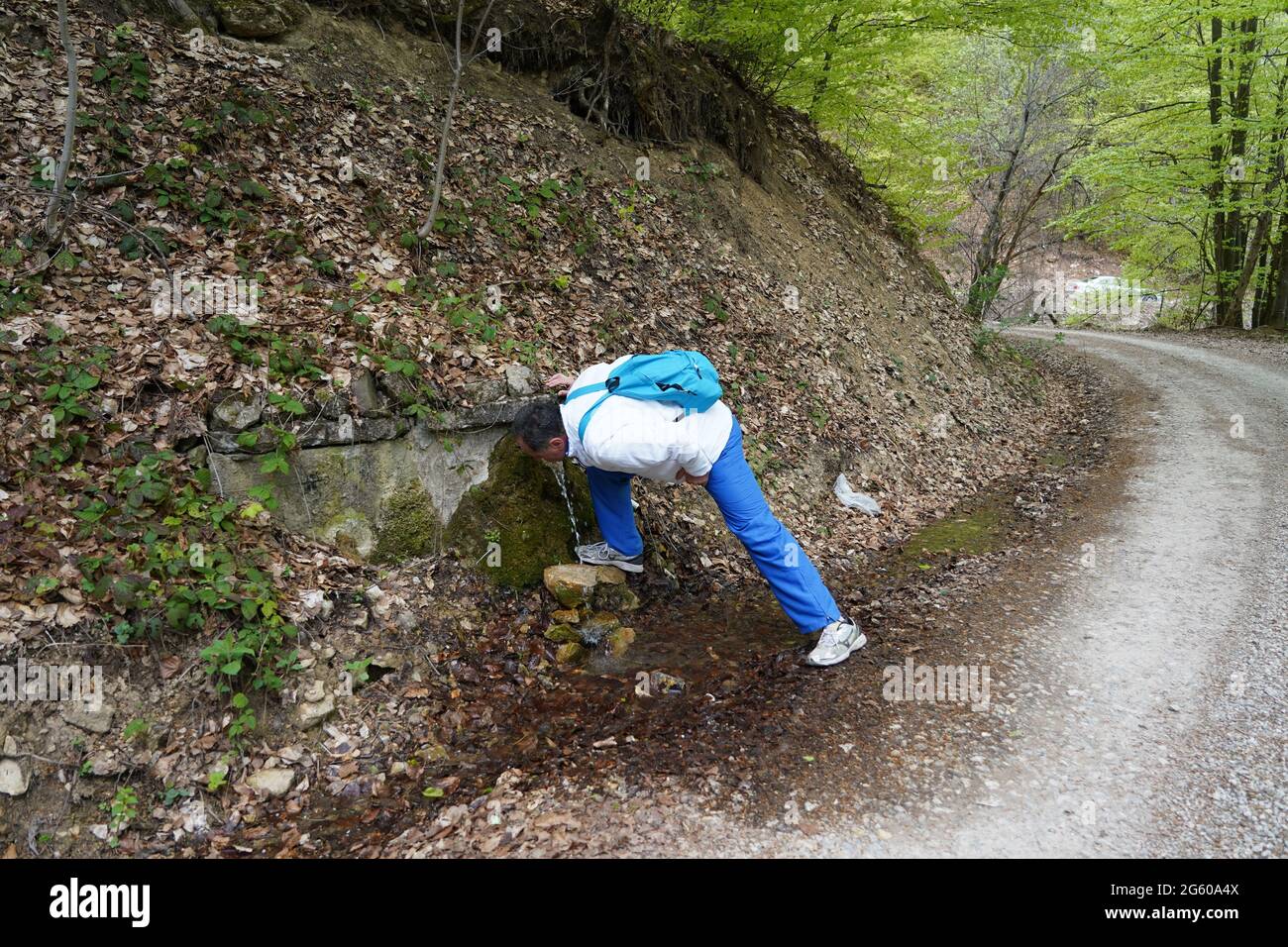 mountain spring water Stock Photo - Alamy