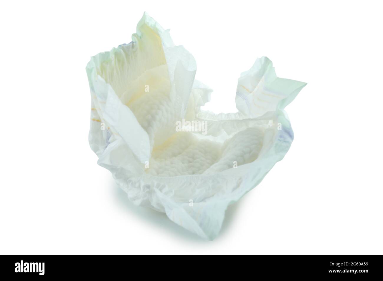 Diaper for children isolated on white background Stock Photo - Alamy