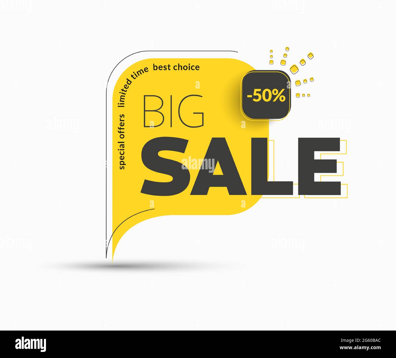 Banner on sale special offers Cut Out Stock Images & Pictures - Alamy