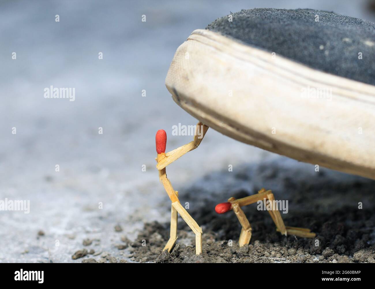 Matchstick art photography used matchsticks to create the character ...