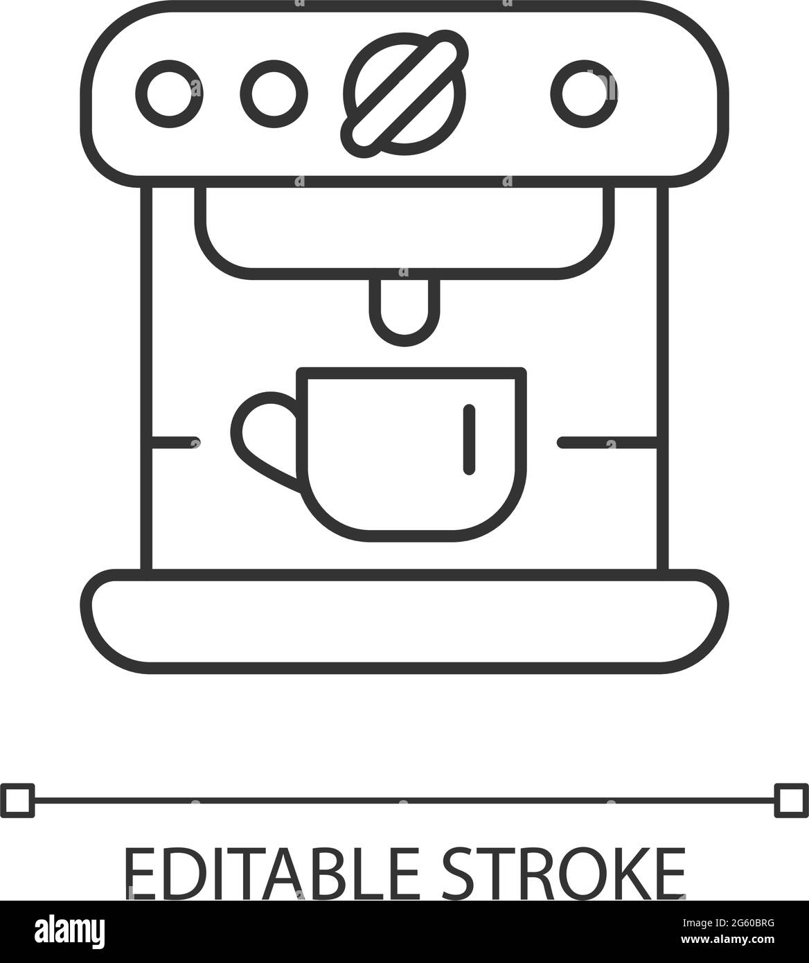 Commercial coffee machine icon Cut Out Stock Images & Pictures - Alamy